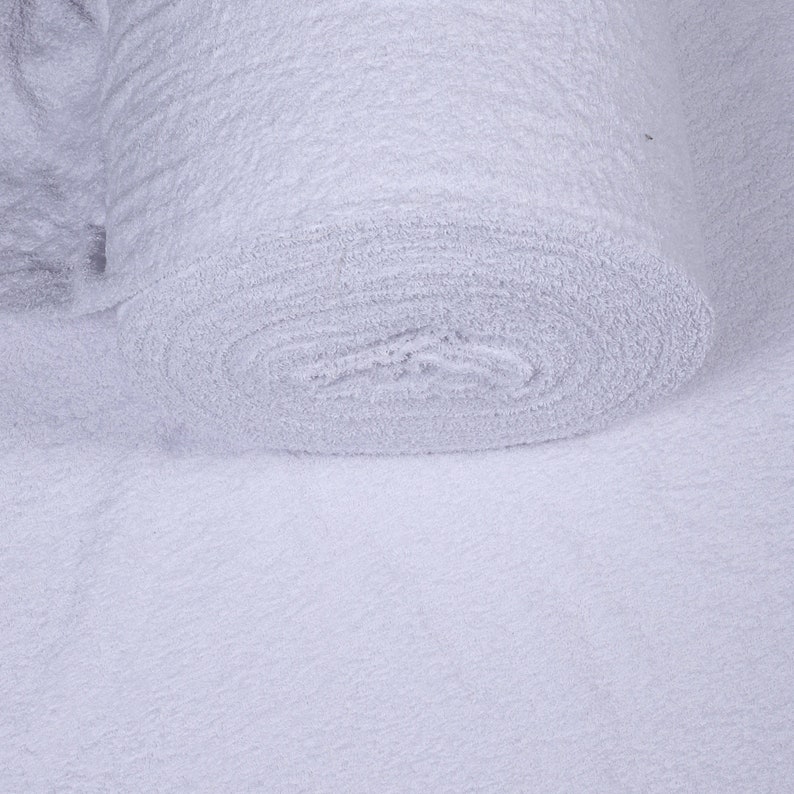 Gentle Ecru Terry Cloth, Soft to the Touch Warm Coffee Brown Terry ...