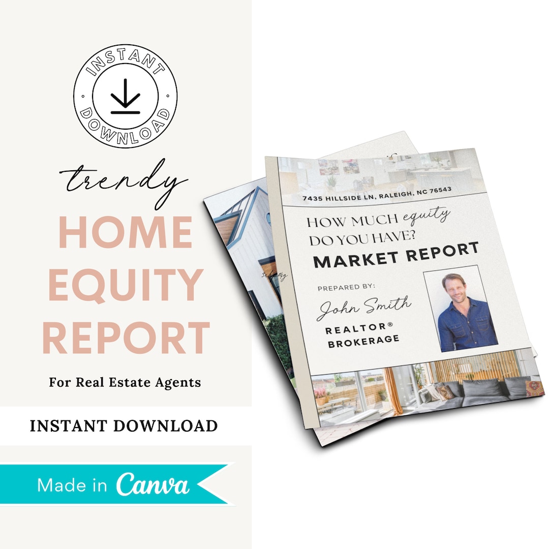 Home Equity Report, Real Estate Cma Templates, Real Estate Market ...