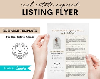 Expired Listing Letter, Expired Listing Flyer, Expired Listing Agent Farming, Realtor Farming ...