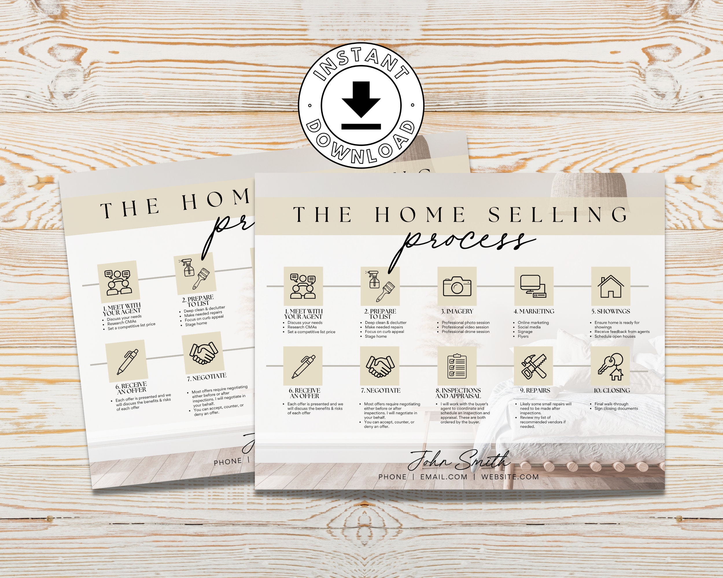 Editable Home Selling Process Flyer, Home Selling Guide, Selling a Home ...
