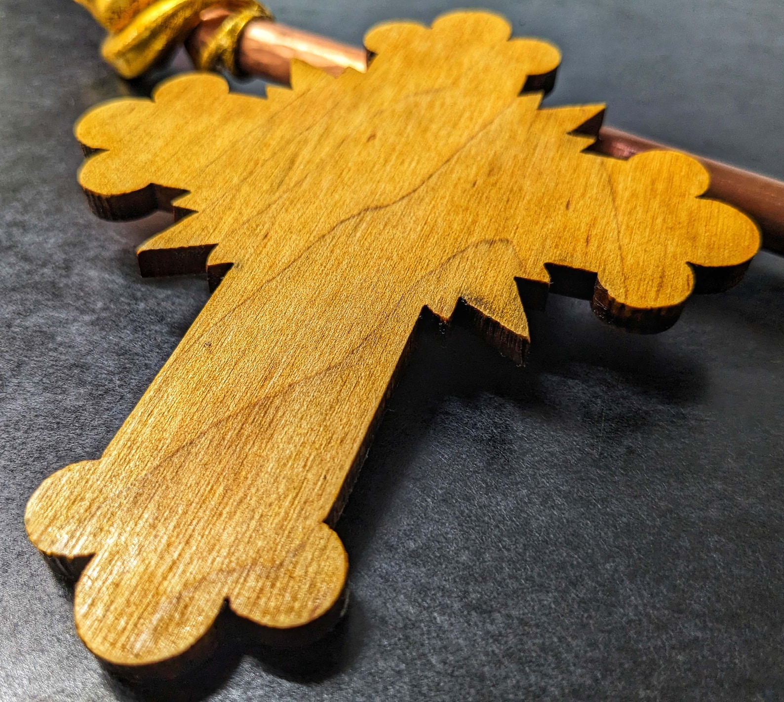 6" Golden Dawn Rose Cross Large for Altar or Home - Rosicrucian ...