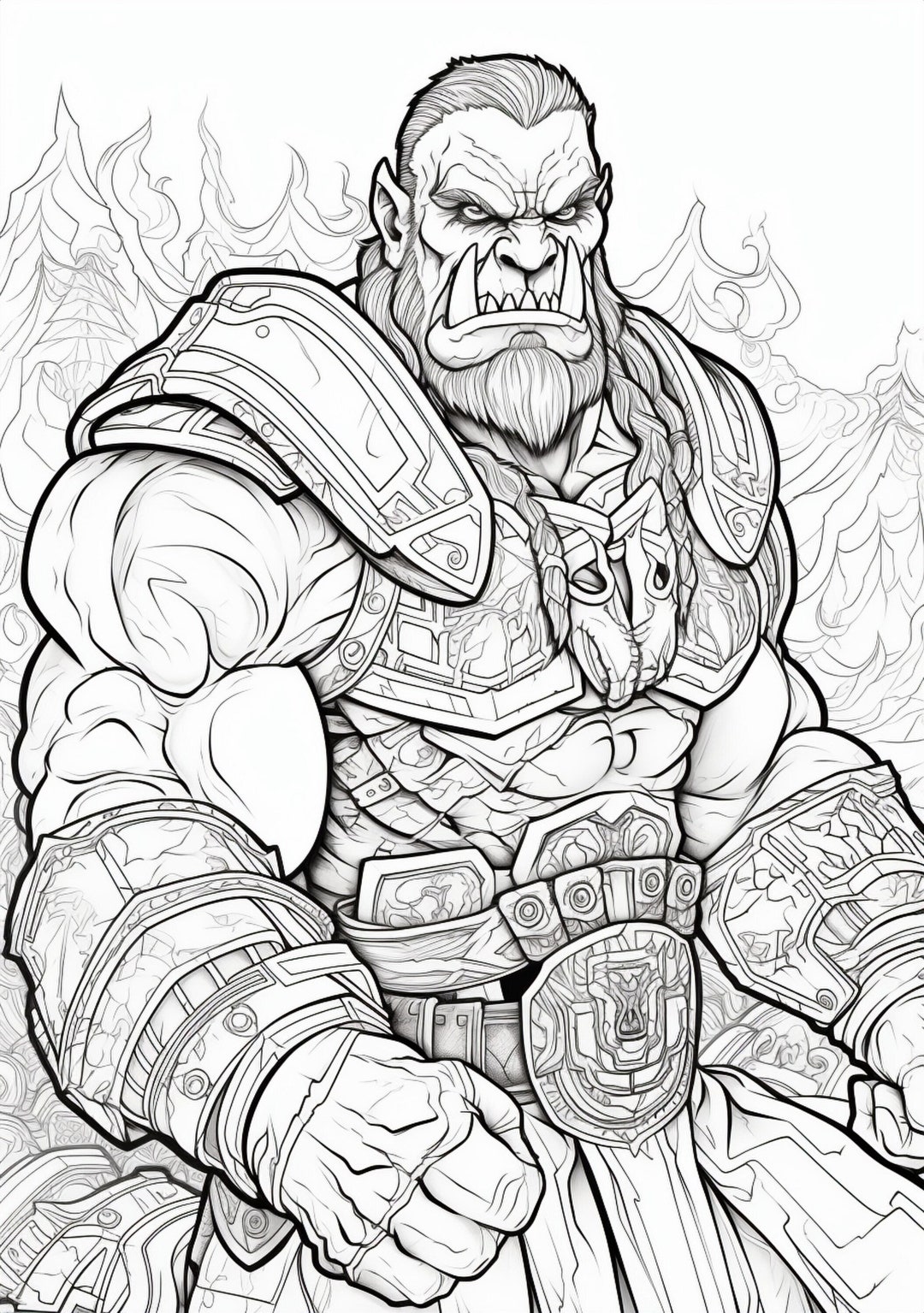 44 Coloring Pages Fantasy Characters enchanted Encounters - Etsy