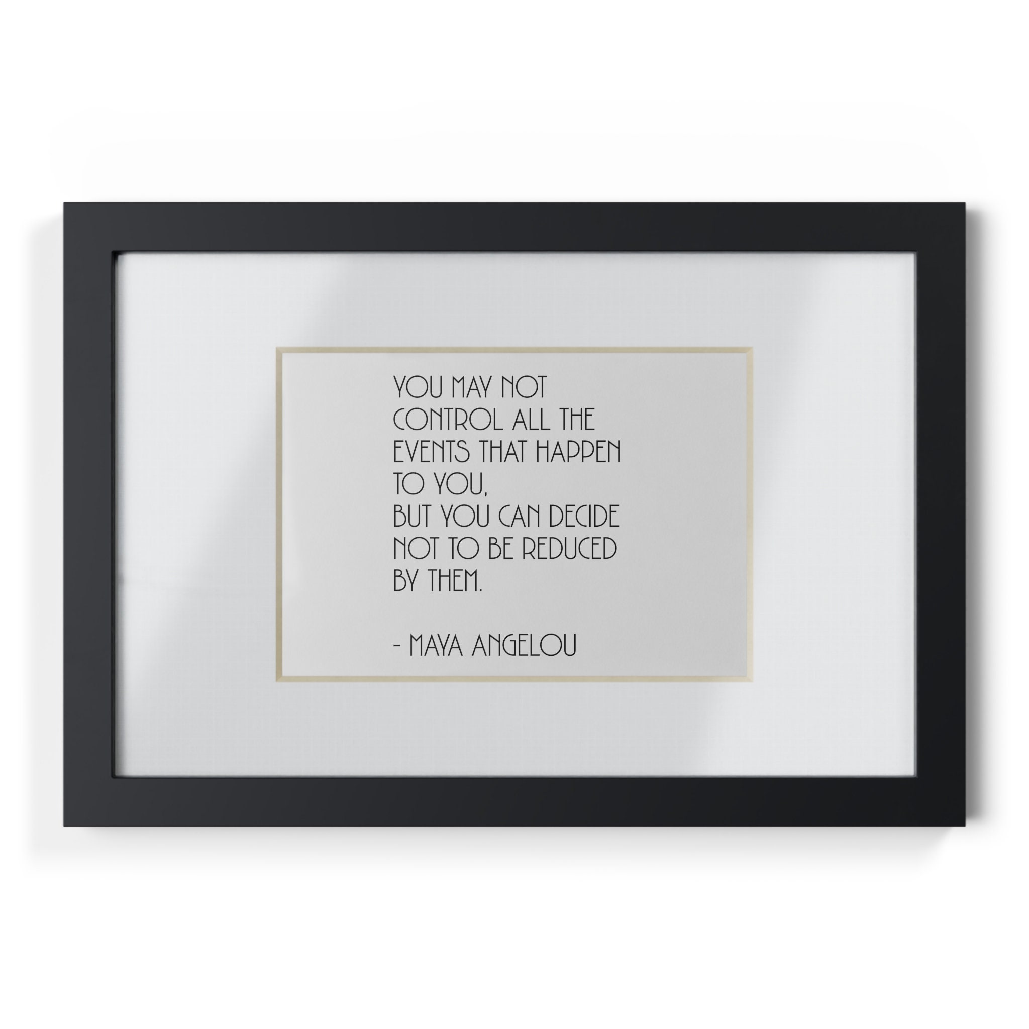 Maya Angelou Quote Framed Posters, Black Women Empowerment - Etsy