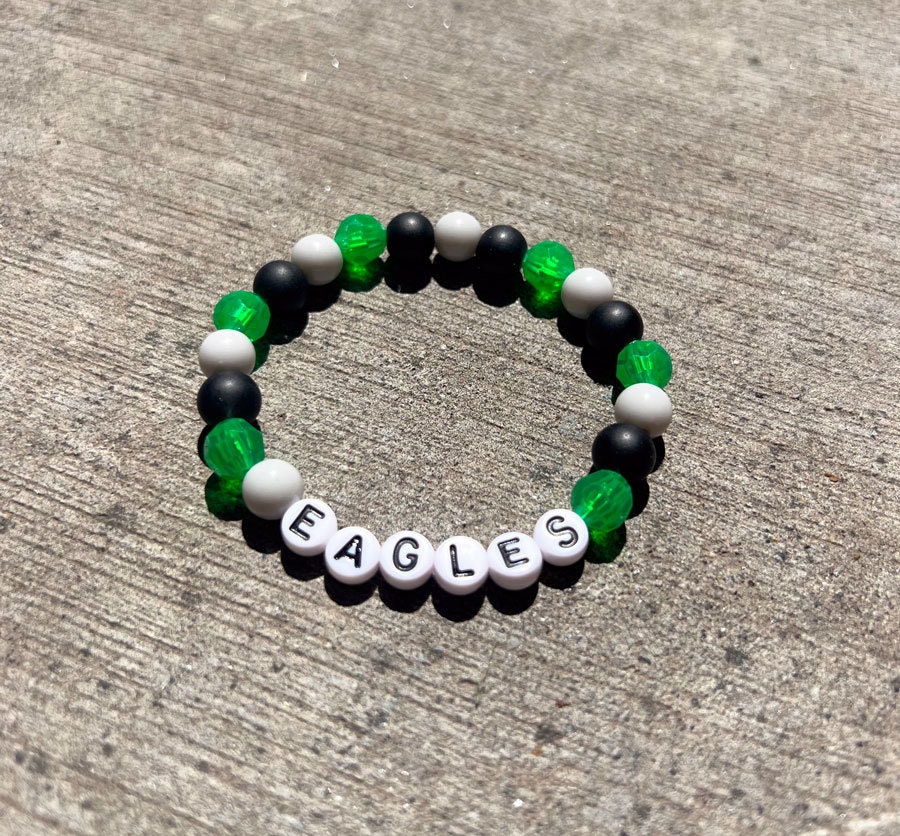 NFL Team Bracelets Football Bracelets Football Party Favors Hand Made ...