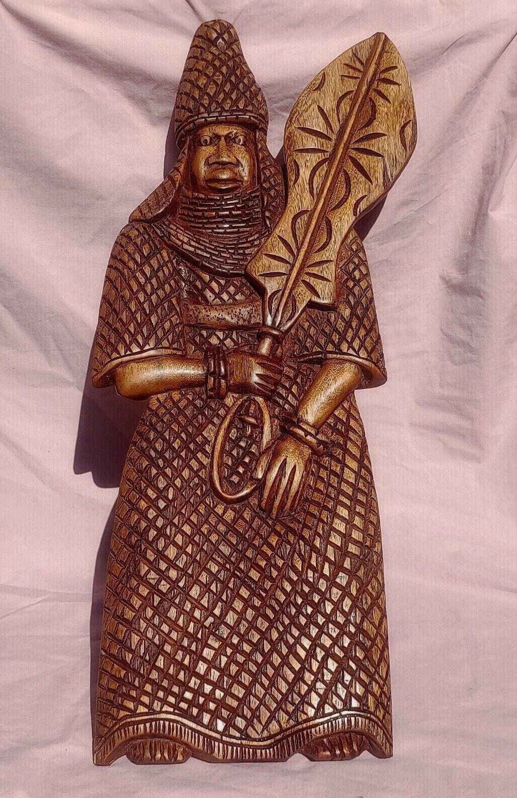 Benin Edo Warrior Figures Wood Carving Sculptures Nigerian Africa 24 - Etsy