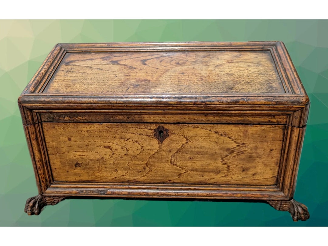 17th / 18th Century Italian Maple Miniature Cassone Chest Box Casket ...