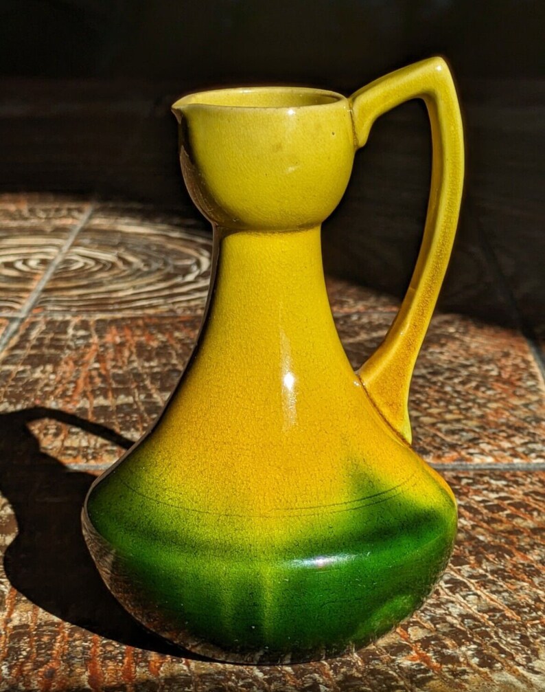 19th Century Bretby Aesthetic Pottery Jug Victorian Christopher Dresser ...