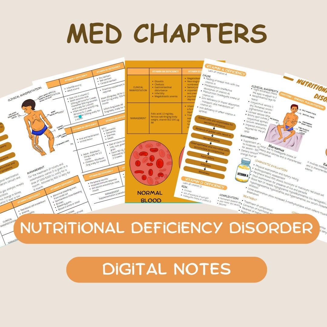NUTRITIONAL DEFICIENCY DISORDER - Etsy