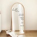Hello Darling / Friends You Look Incredible Wedding Welcome Mirror ...