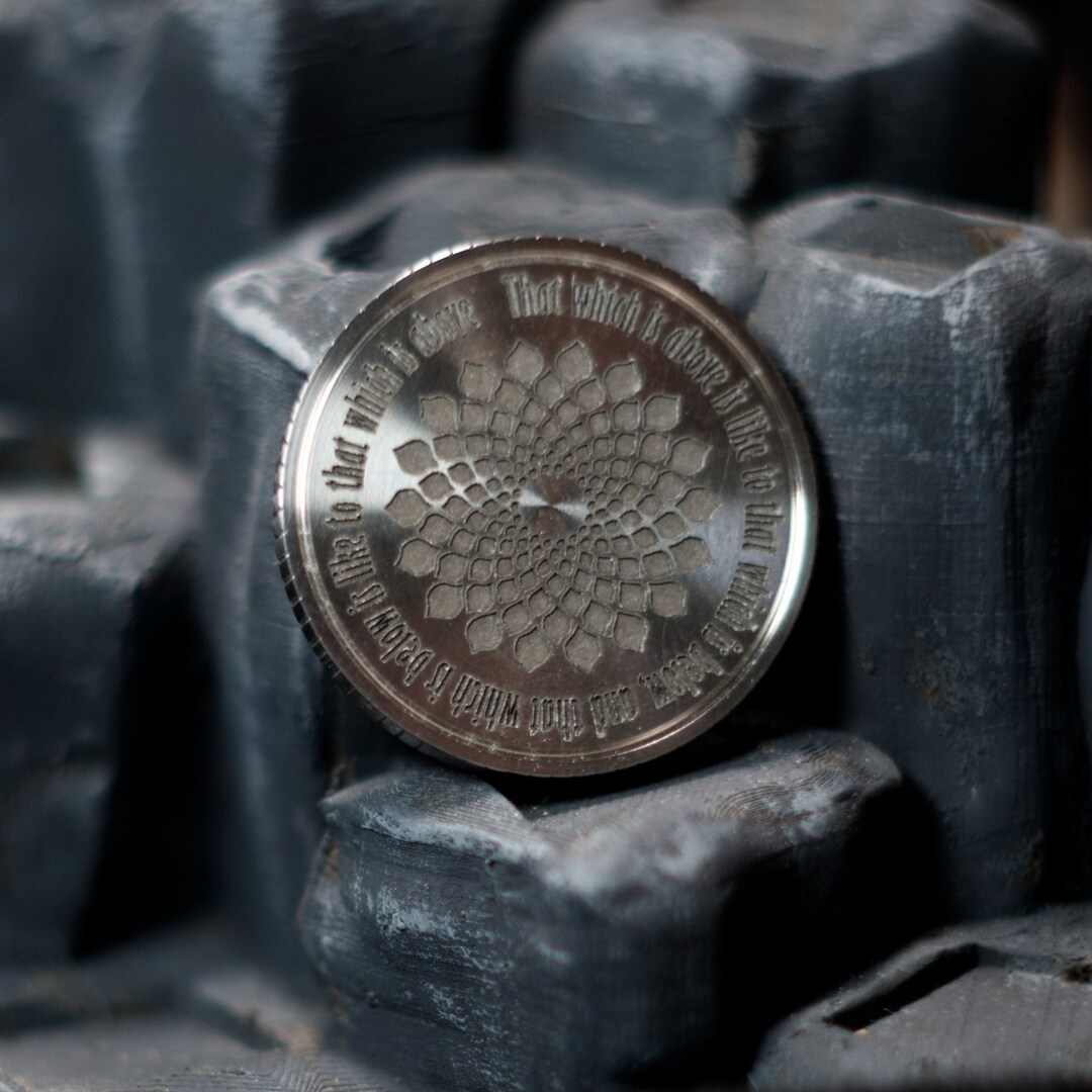 Free Usa Shipping: Haptic as Above so Below... Brass, Copper or ...