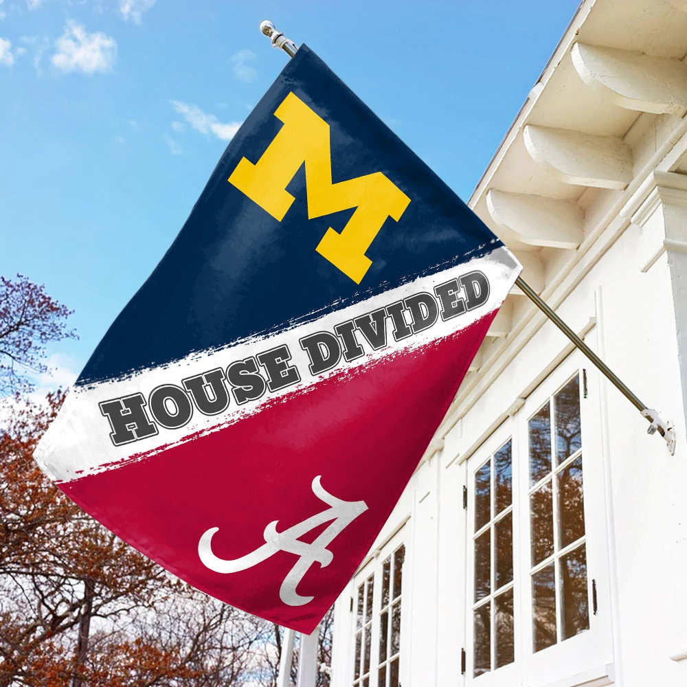 Custom House Divided Flag, Custom Flag, House Divided Flag, football ...