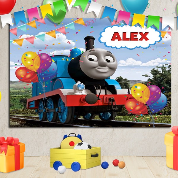 Thomas Backdrop - Etsy