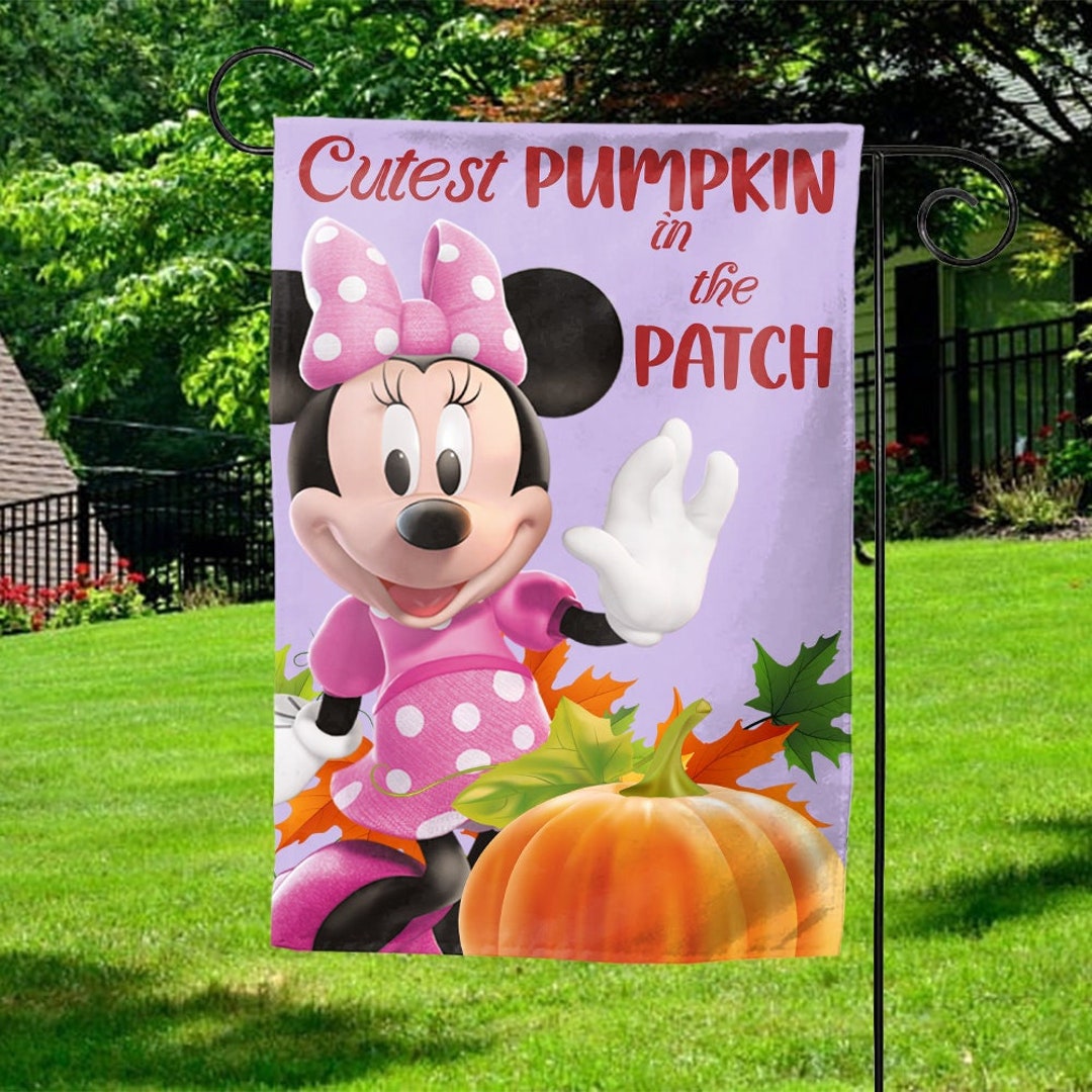 Personalized Disney Minnie Mouse Garden Flagfall Garden - Etsy