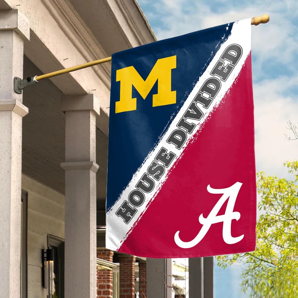 Custom House Divided Flag, Custom Flag, House Divided Flag, football ...