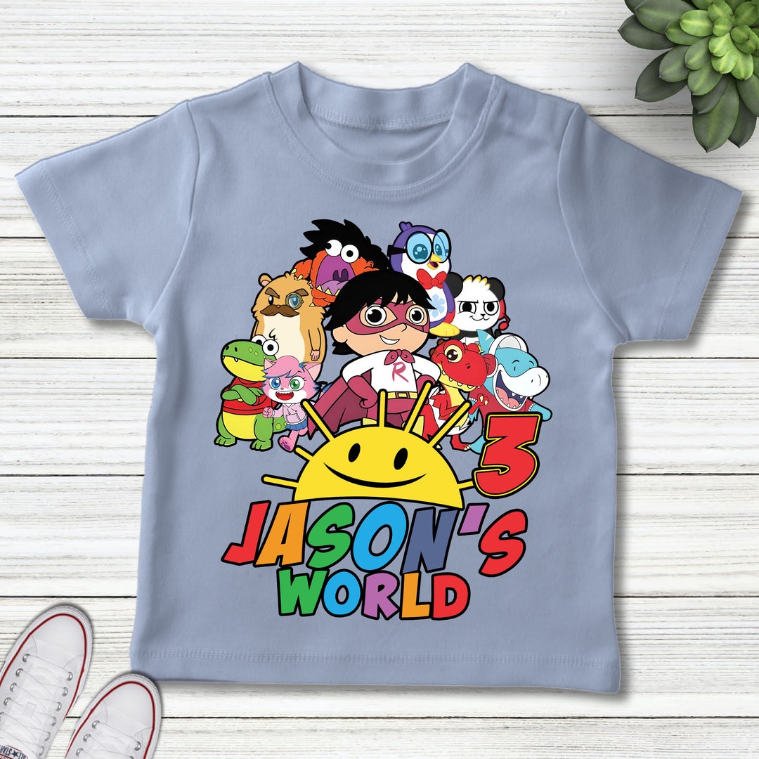 Ryans World Birthday Shirt Birthday Shirt Ryan Birthday Boy - Etsy