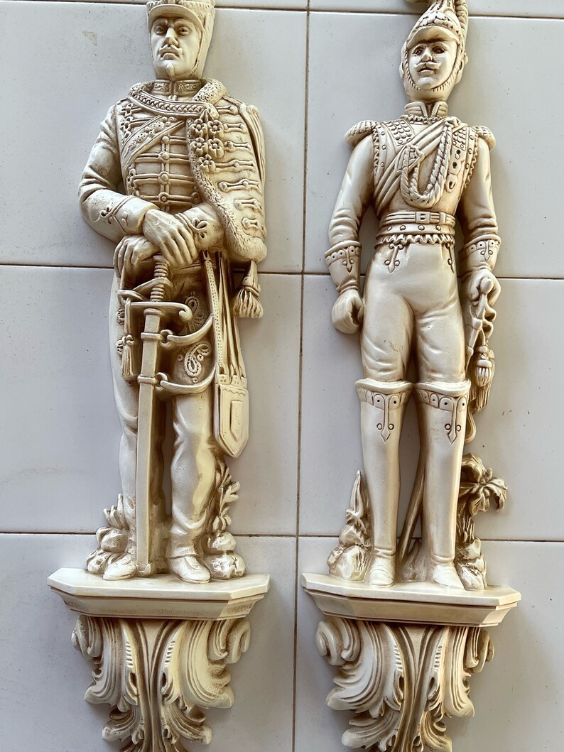 Homco 3D Military Soldiers Plaques. Vintage 1960’s. Made of High ...