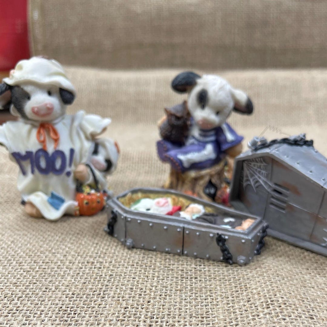 Mary's Moo Moos Group of Three Halloween Collectibles. - Etsy