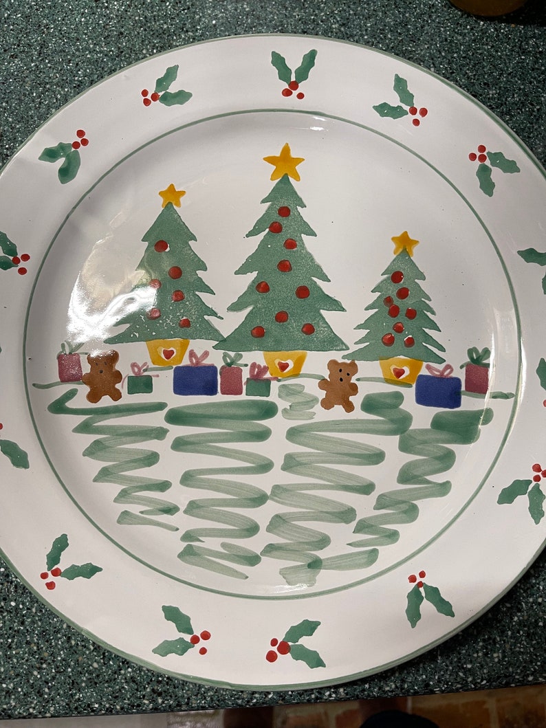 Christmas Tree Platter From Mesa International. - Etsy