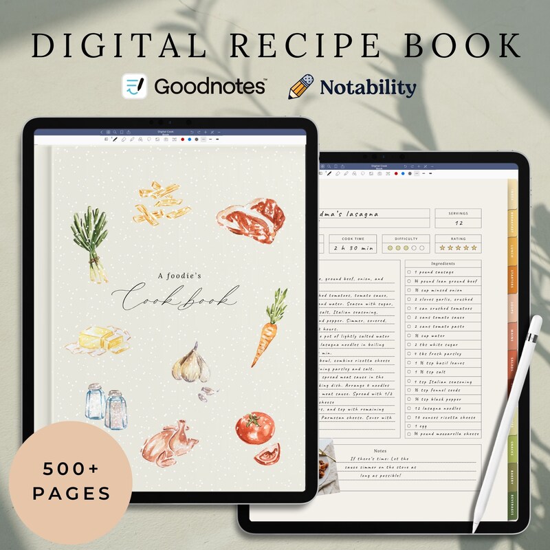 Recipe Book - Etsy