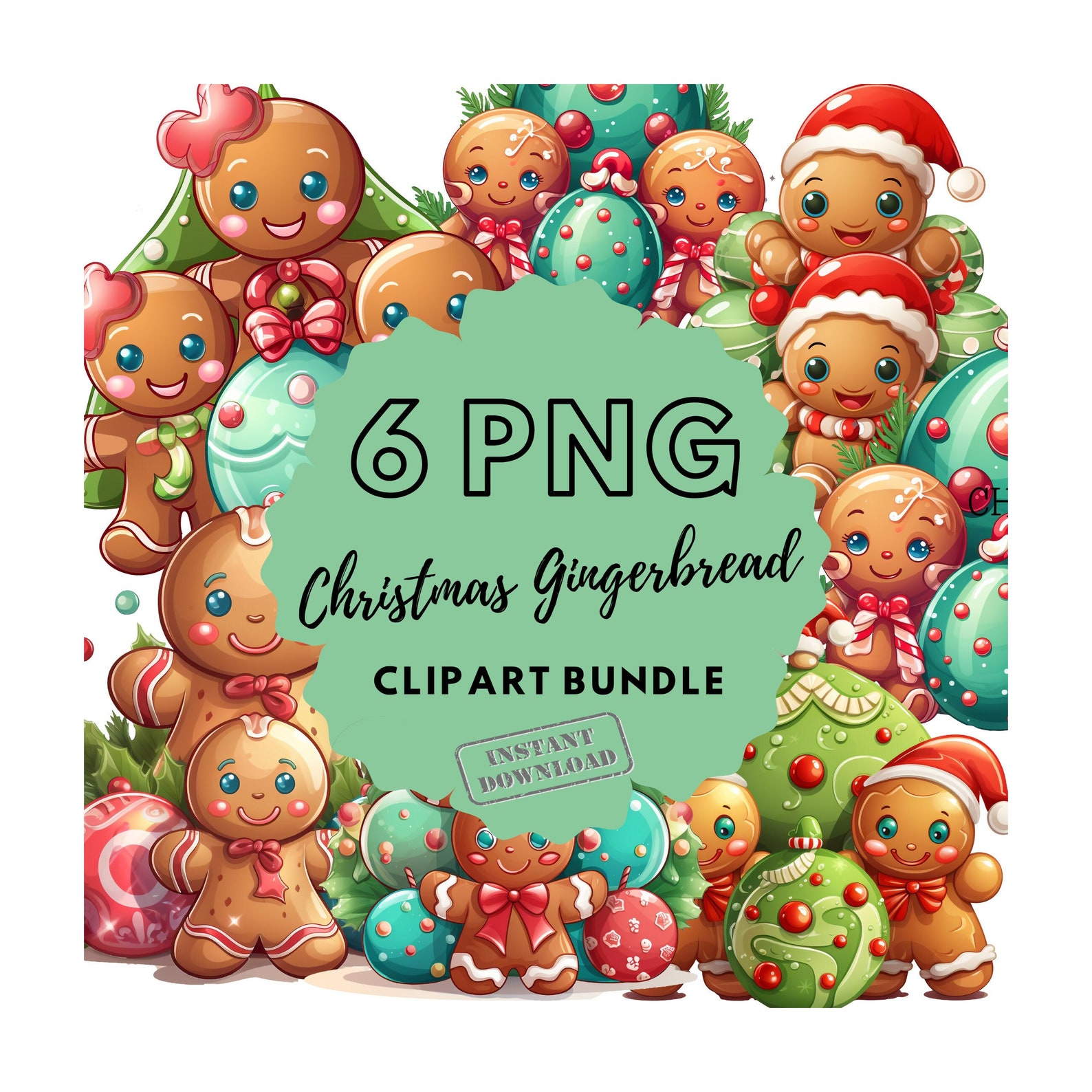 Gingerbread Christmas Clipart, Gingerbread Png, Christmas Clipart ...