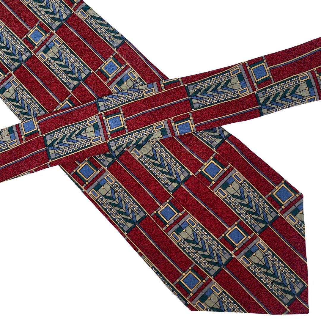 Vintage Boxelder Frank Lloyd Wright Tree of Life Silk Tie Mens Made in ...