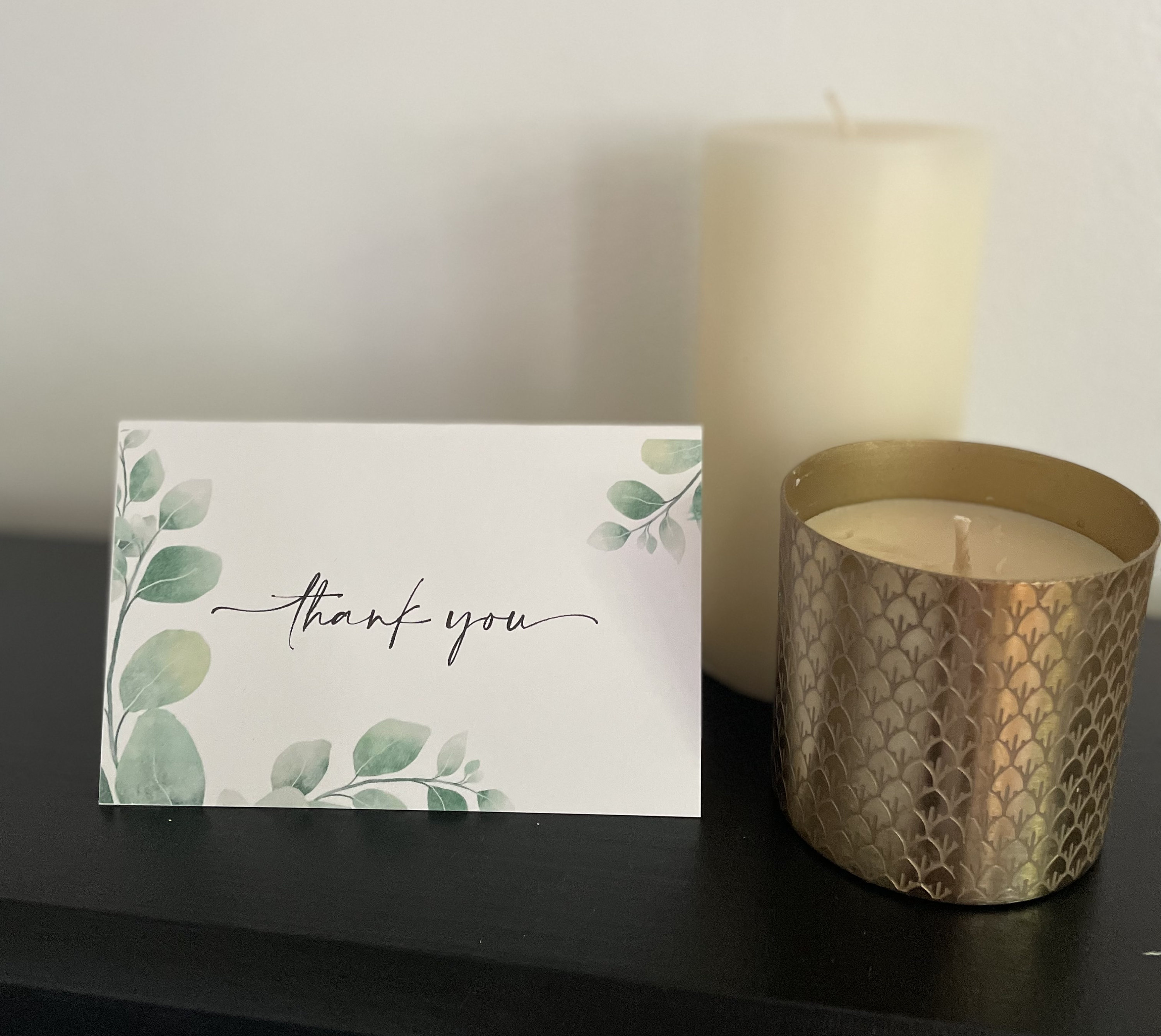 Digital Printable Eucalyptus Thank You Card 4x6, 4x6 Thank You ...