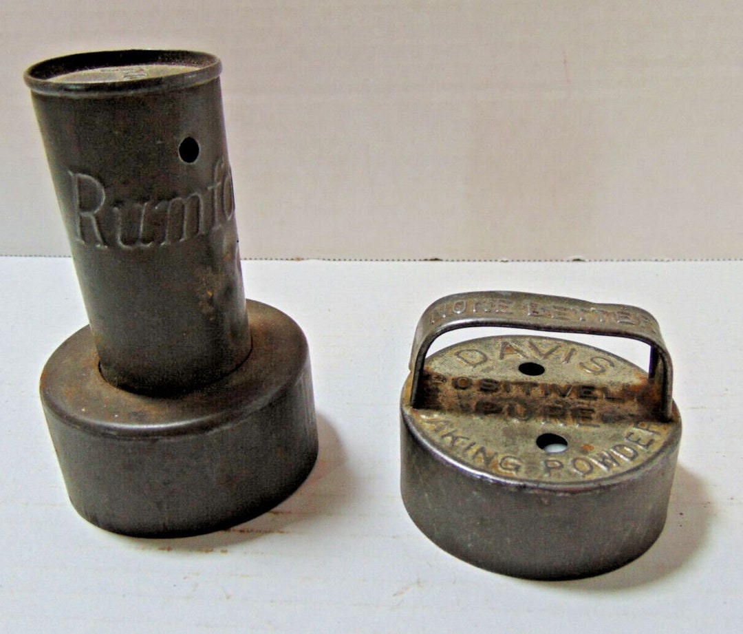 Vintage Pair of Biscuit/donut/cookie Cutters Rumford and Davis Baking ...