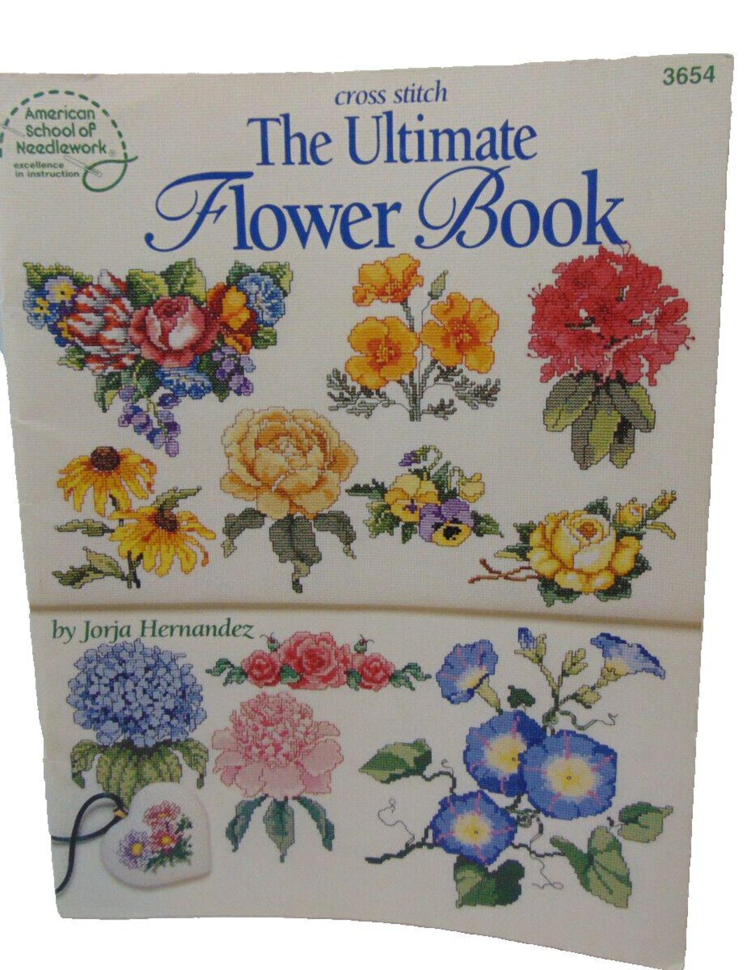 The Ultimate Flower Book Cross Stitch by Jorja Hernandez 1994 American ...