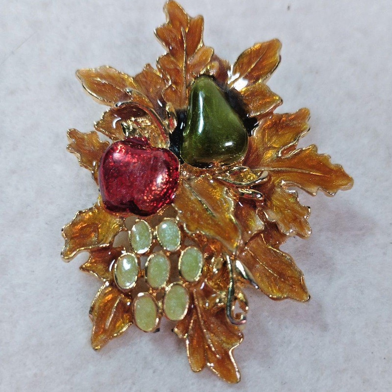 Autumn Leaf Brooch - Etsy