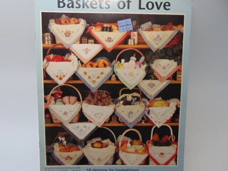 Graph-it Arts Cross Stitch Baskets of Love Basket Liner, Bread Cover 18 ...