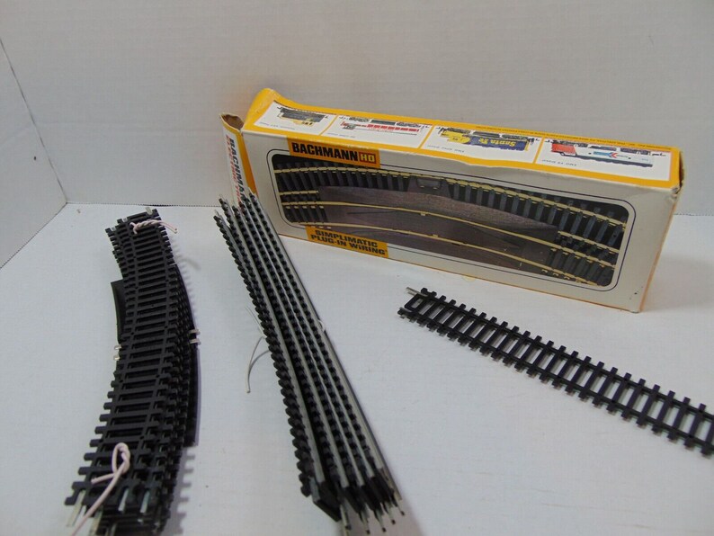 Bachmann HO Scale Model Train Track Set 11 Curve, 1 Straight, 1 ...