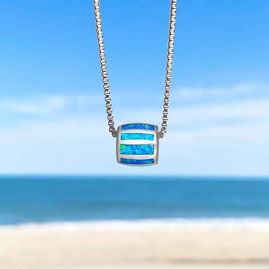 Opal Paradise Bead Necklace –beach Jewelry, Ocean-inspired Necklace ...