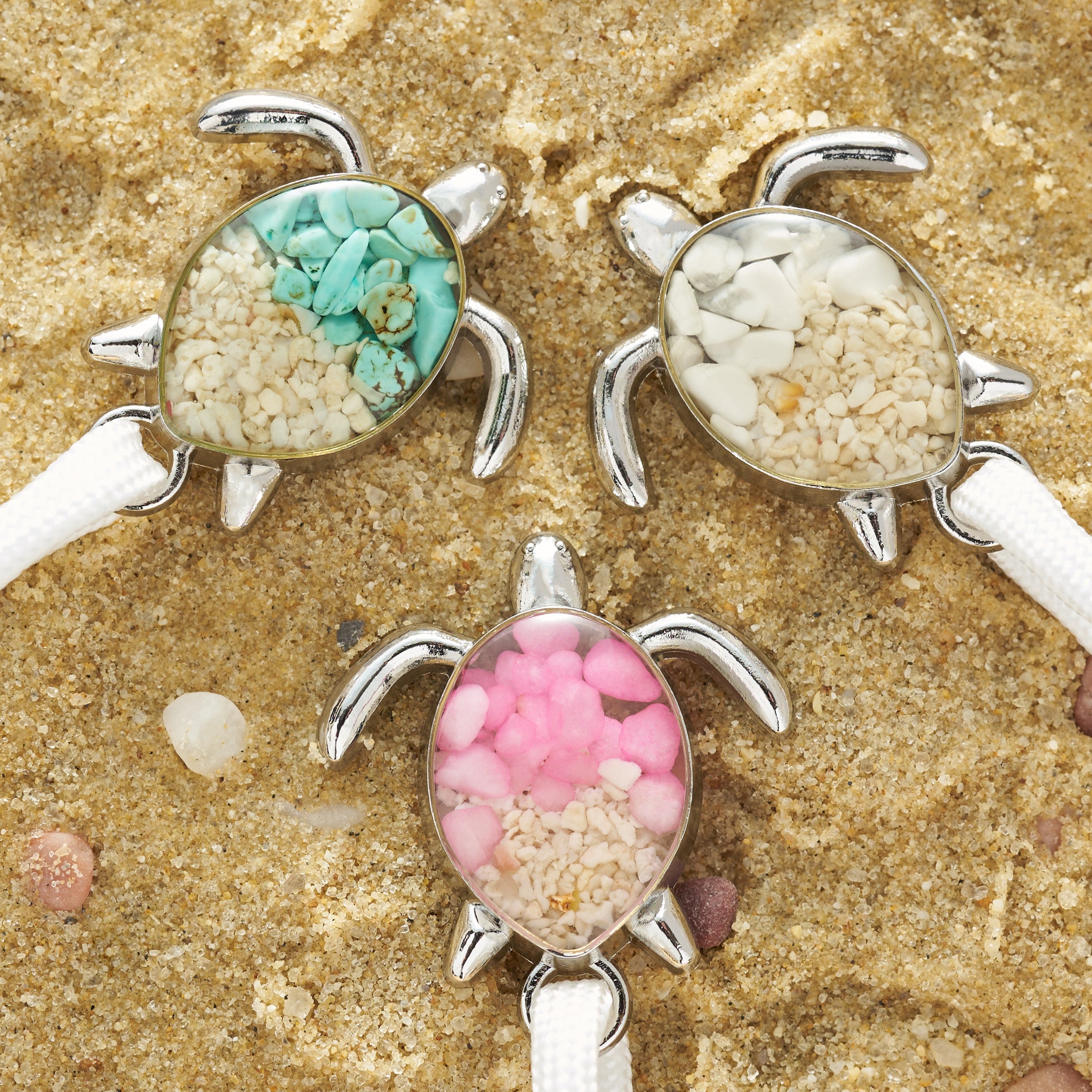 White Rope Sand Sea Turtle Bracelet Bundle Chic Nautical Style, Elegant ...