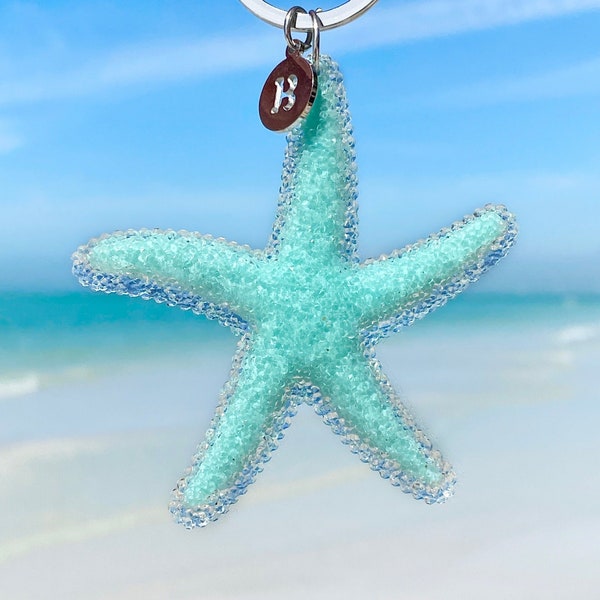 Starfish Keychain - Etsy