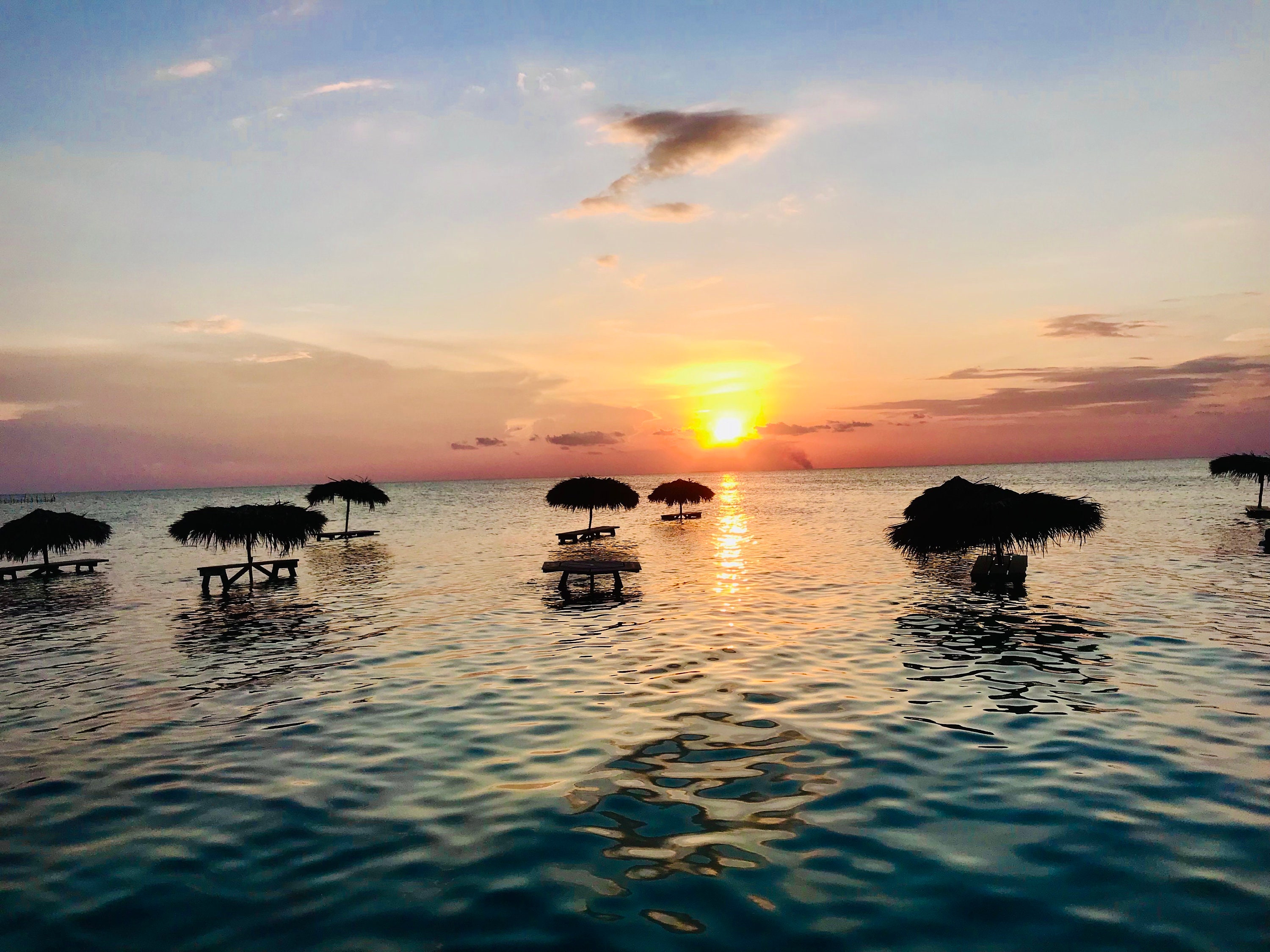 Sunset at Secret Beach, Belize - Etsy