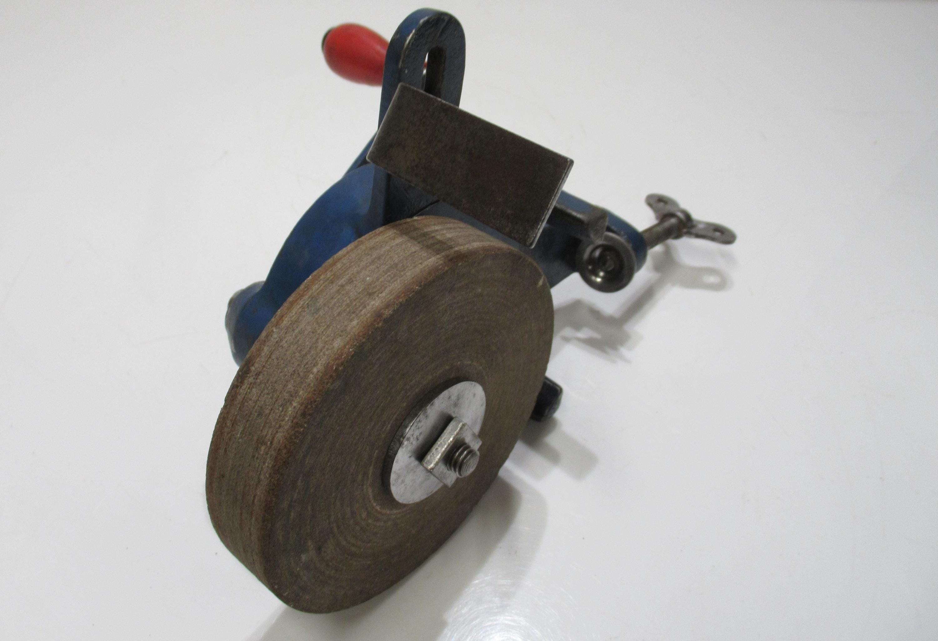 Stunning Vintage British Made Hand Cranked Grinding Wheel Hand Operated ...