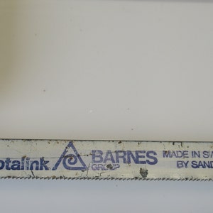 Antique Hacksaw Frame Adjustable Wooden Handle With Sandvik 24tpi Blade ...