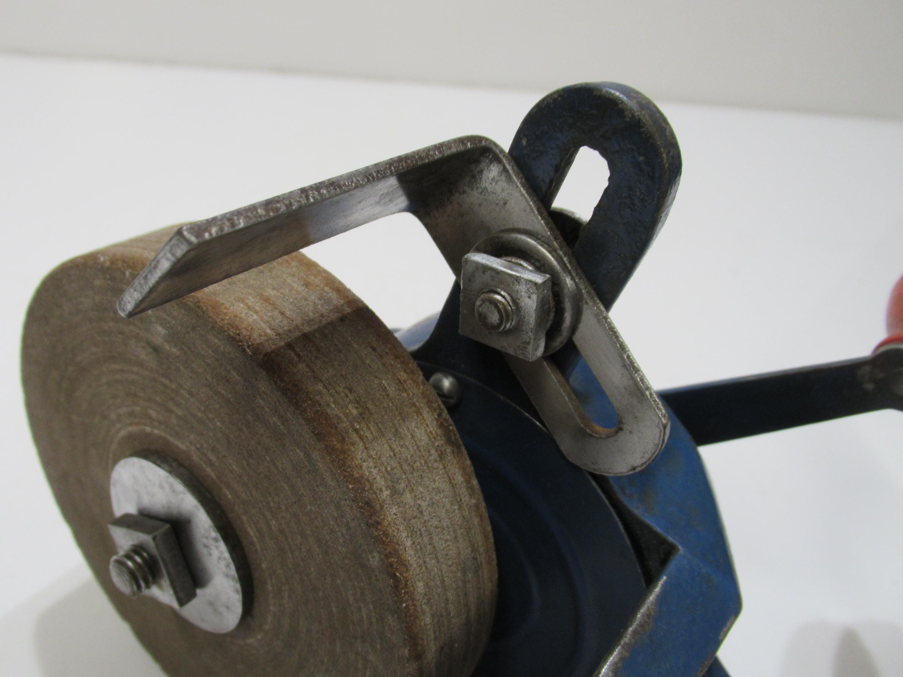 Stunning Vintage British Made Hand Cranked Grinding Wheel Hand Operated ...