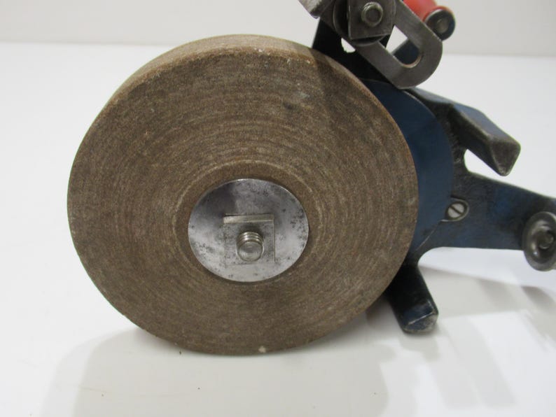 Stunning Vintage British Made Hand Cranked Grinding Wheel Hand Operated ...