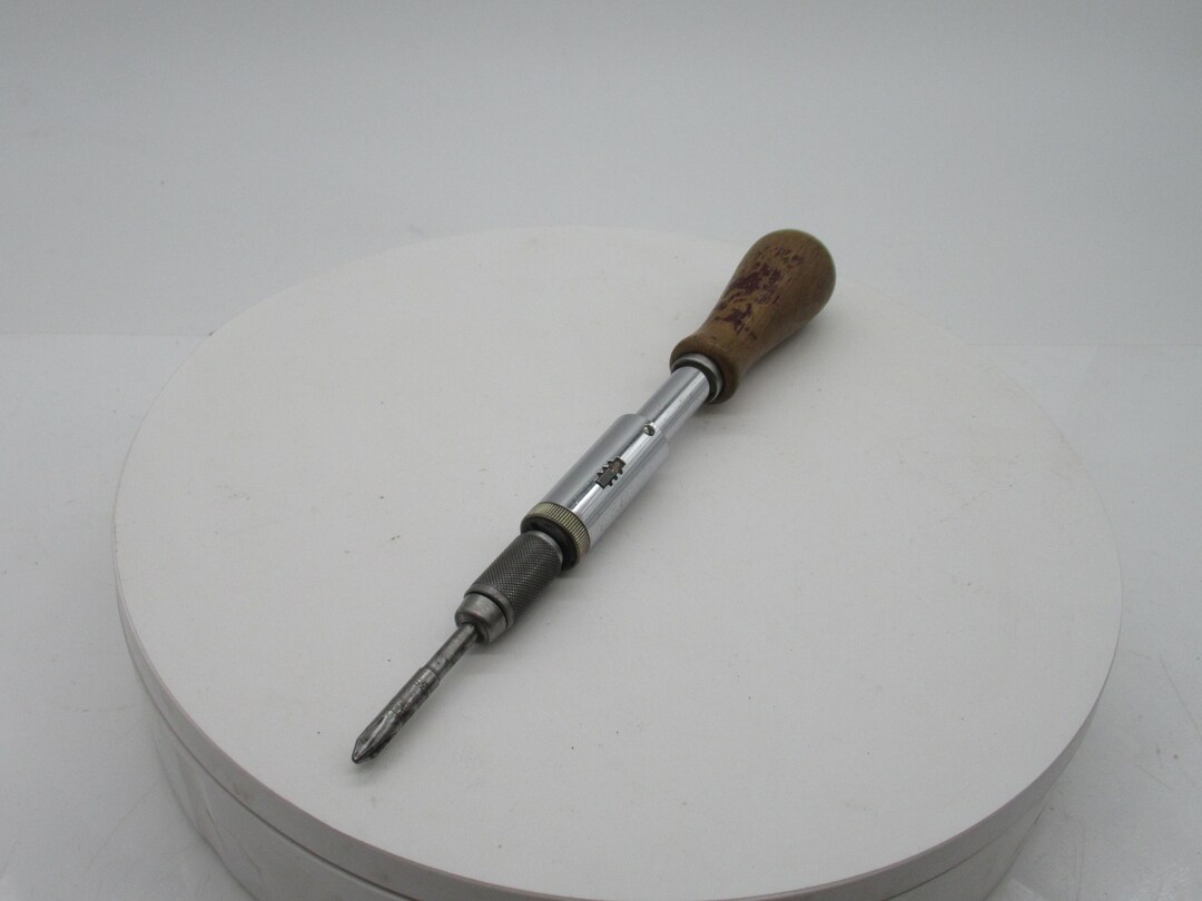Stunning Vintage Stanley Yankee No 135A Spiral Ratchet Pump Screwdriver ...
