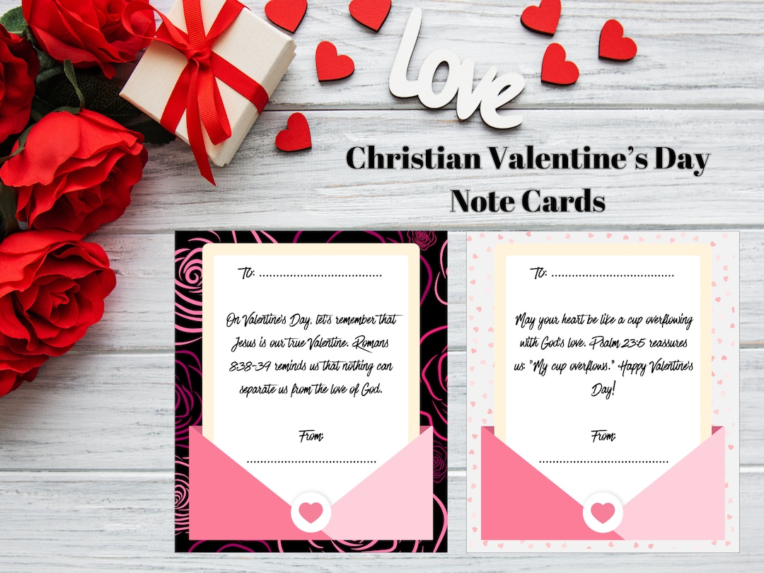 Printable Christian Valentine's Day Note Card | Christian Valentine ...