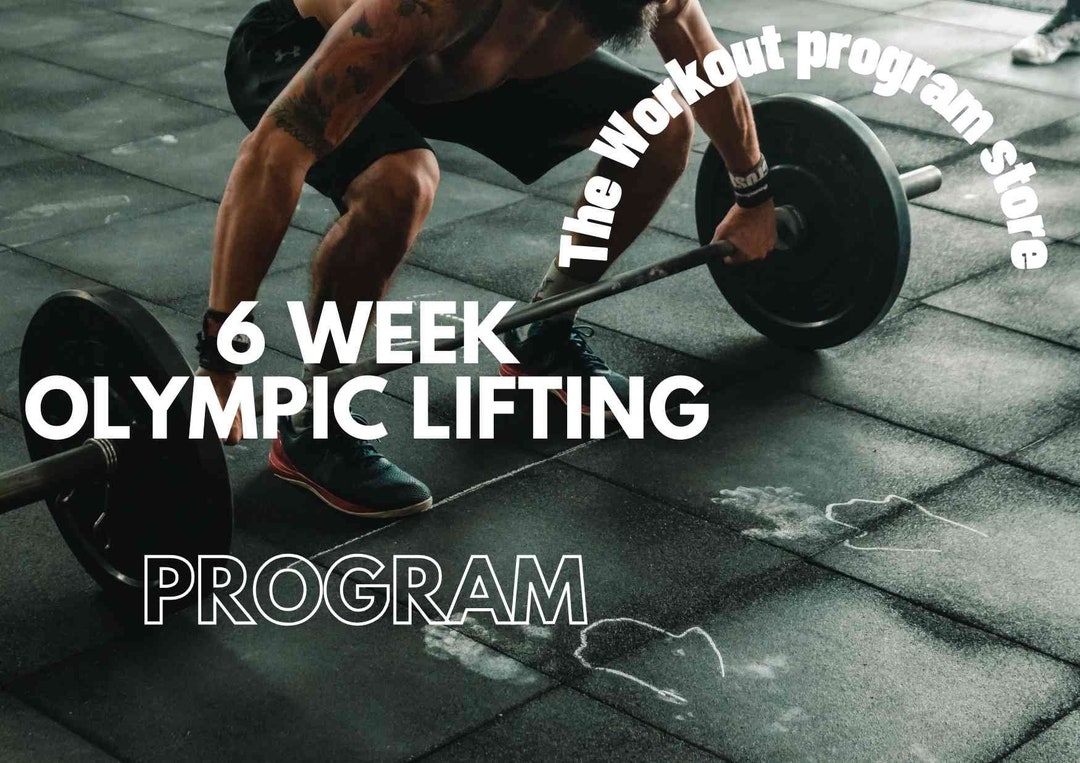 Olympic Lifting Program - Etsy