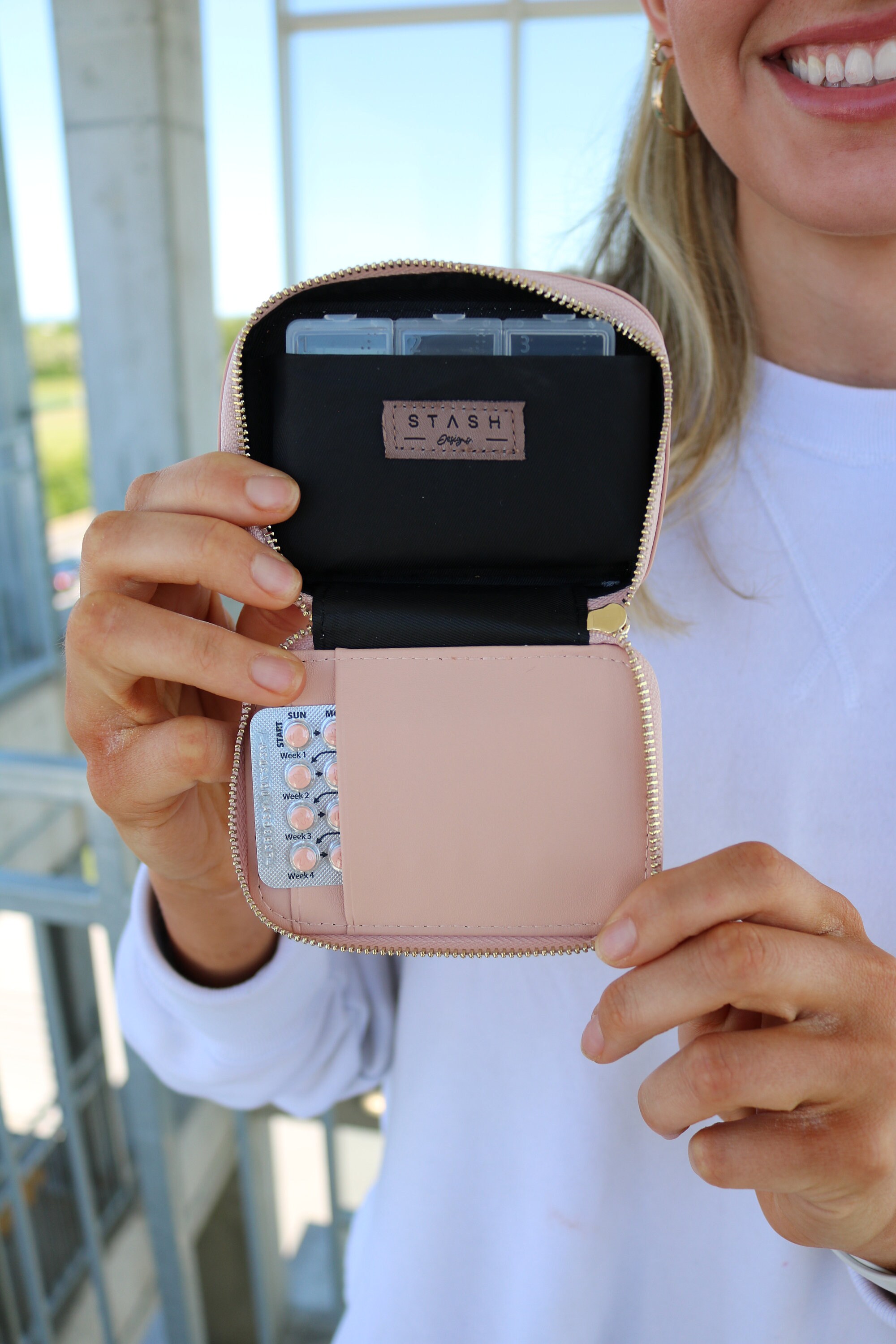 Stashpouch Keychain Wallet/pill Divider - Etsy