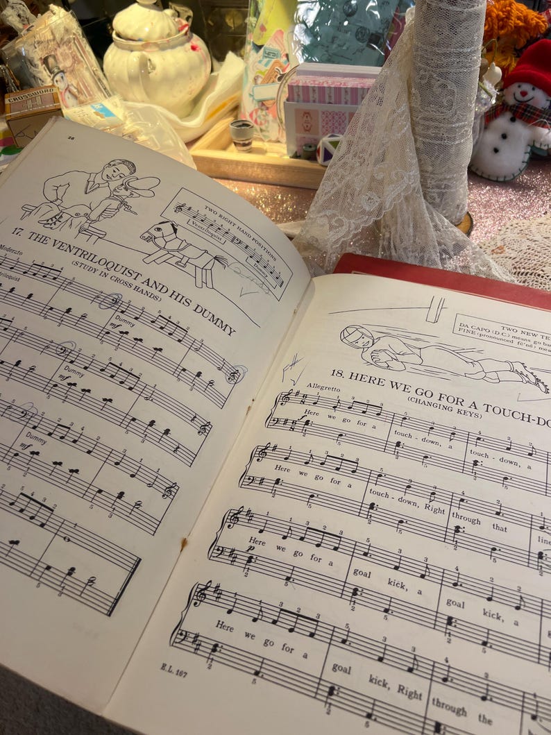 Vintage 1945 Piano Sheet Music - John W. Schaum Book B - Etsy