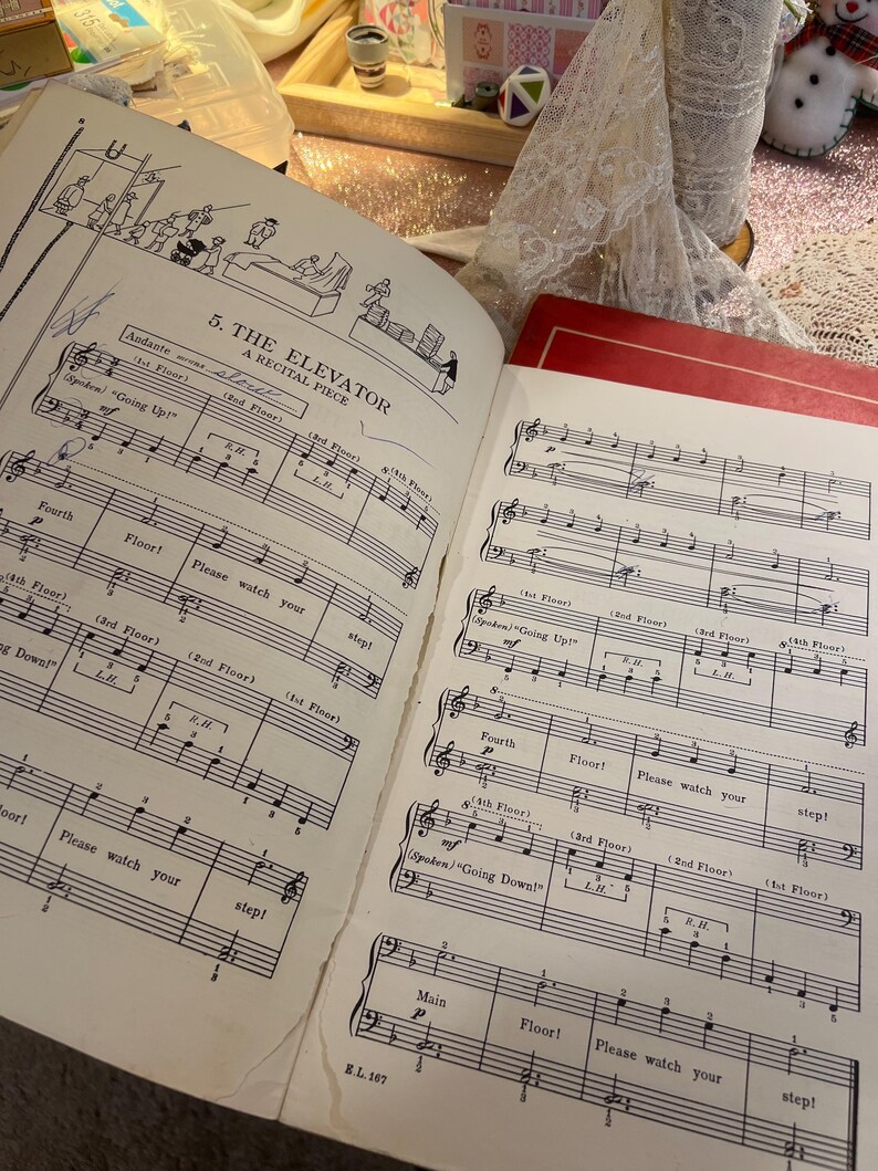 Vintage 1945 Piano Sheet Music - John W. Schaum Book B - Etsy