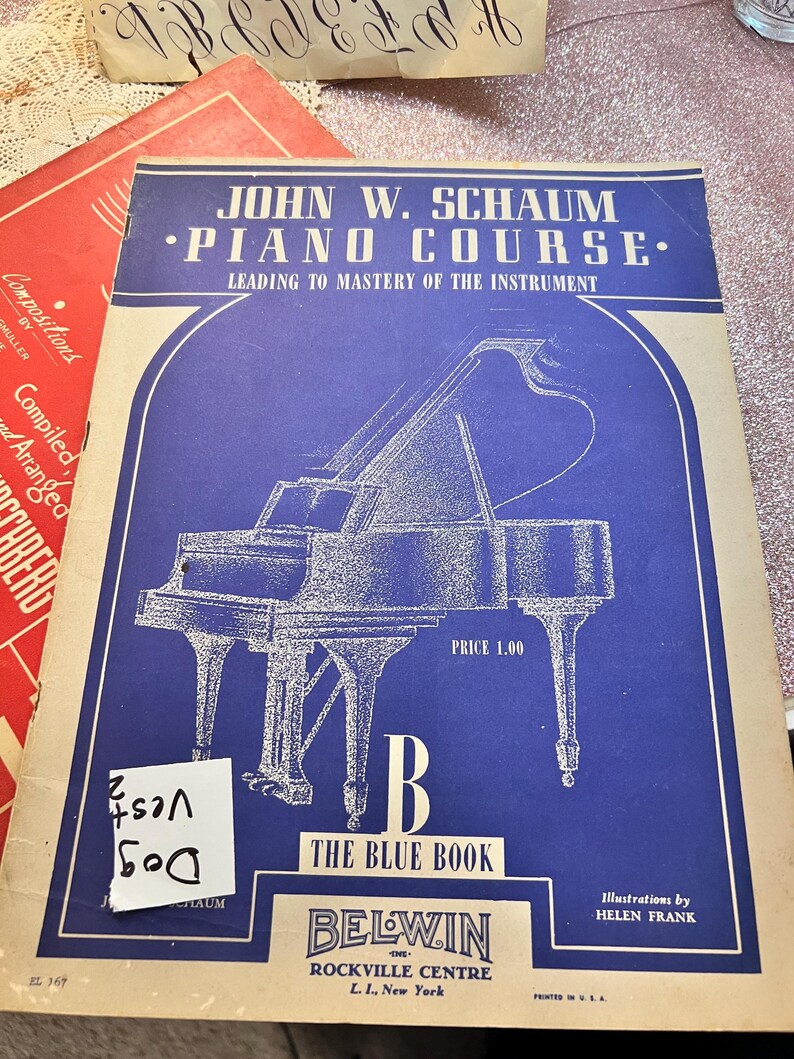 Vintage 1945 Piano Sheet Music - John W. Schaum Book B - Etsy