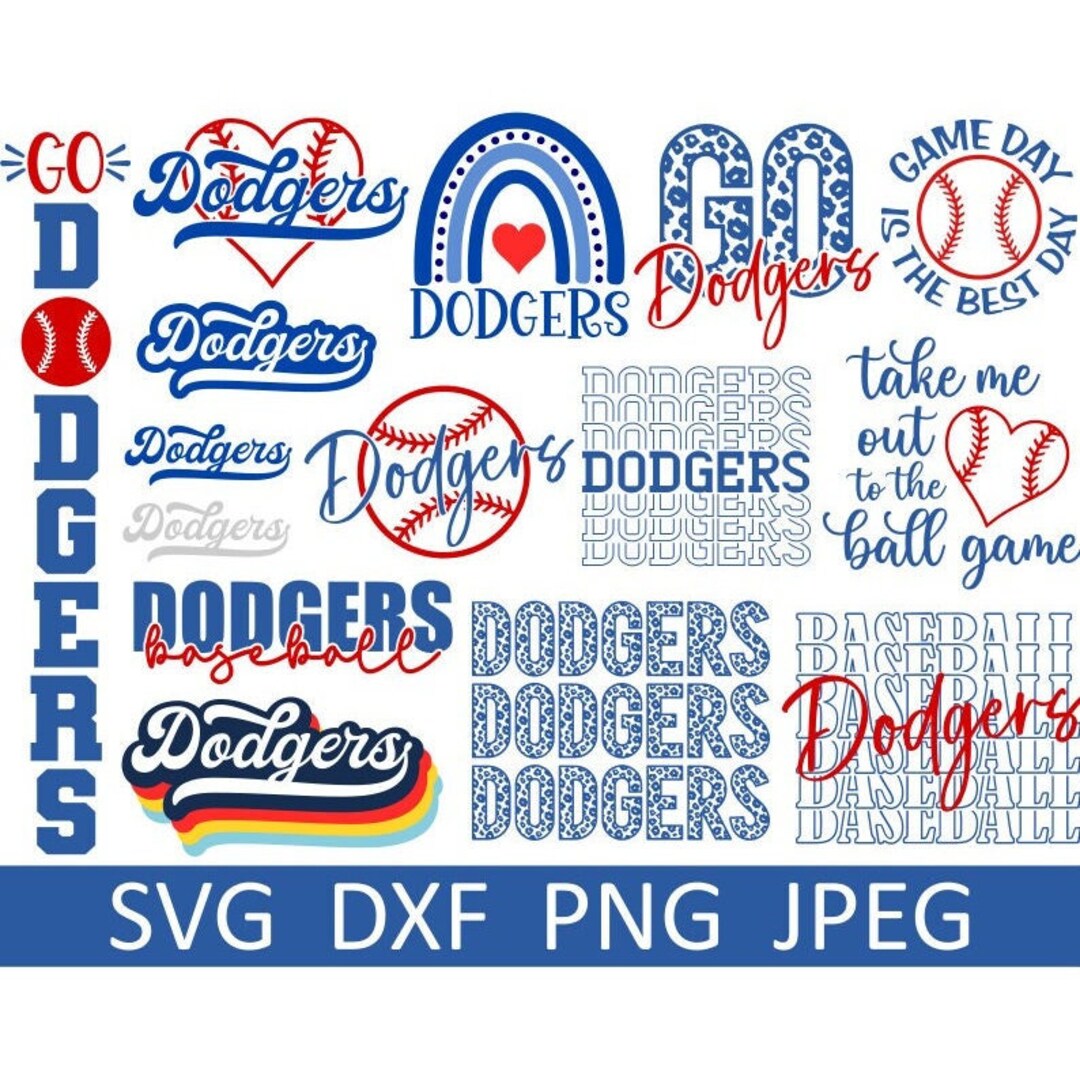 Dodgers SVG Bundle Baseball SVG Dodgers Shirt SVG Digital - Etsy