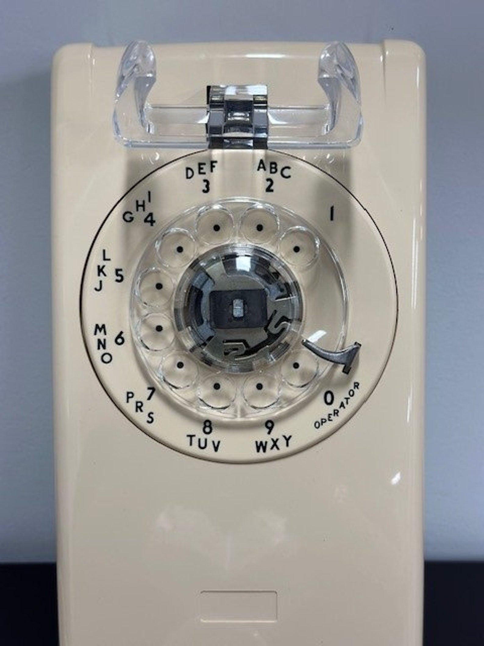 Vintage Fully Restored Rotary Wall Telephone - Ivory - Etsy