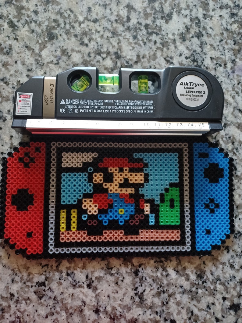 Nintendo Switch Super Mario Perler Bead Art Icon - Etsy