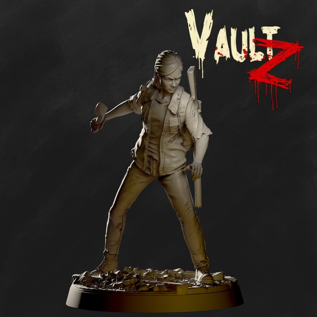 Tlou Adult Ellie Vaultz Miniatures Tabletop Roleplaying / D&D ...